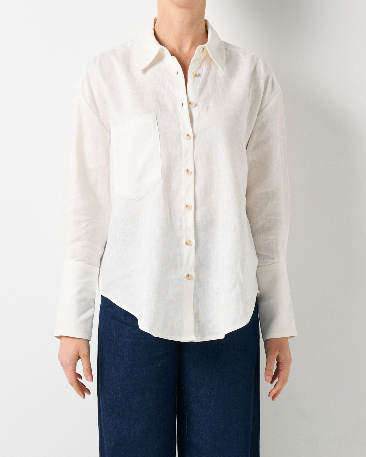 Ritz Shirt - White — Walnut Melbourne