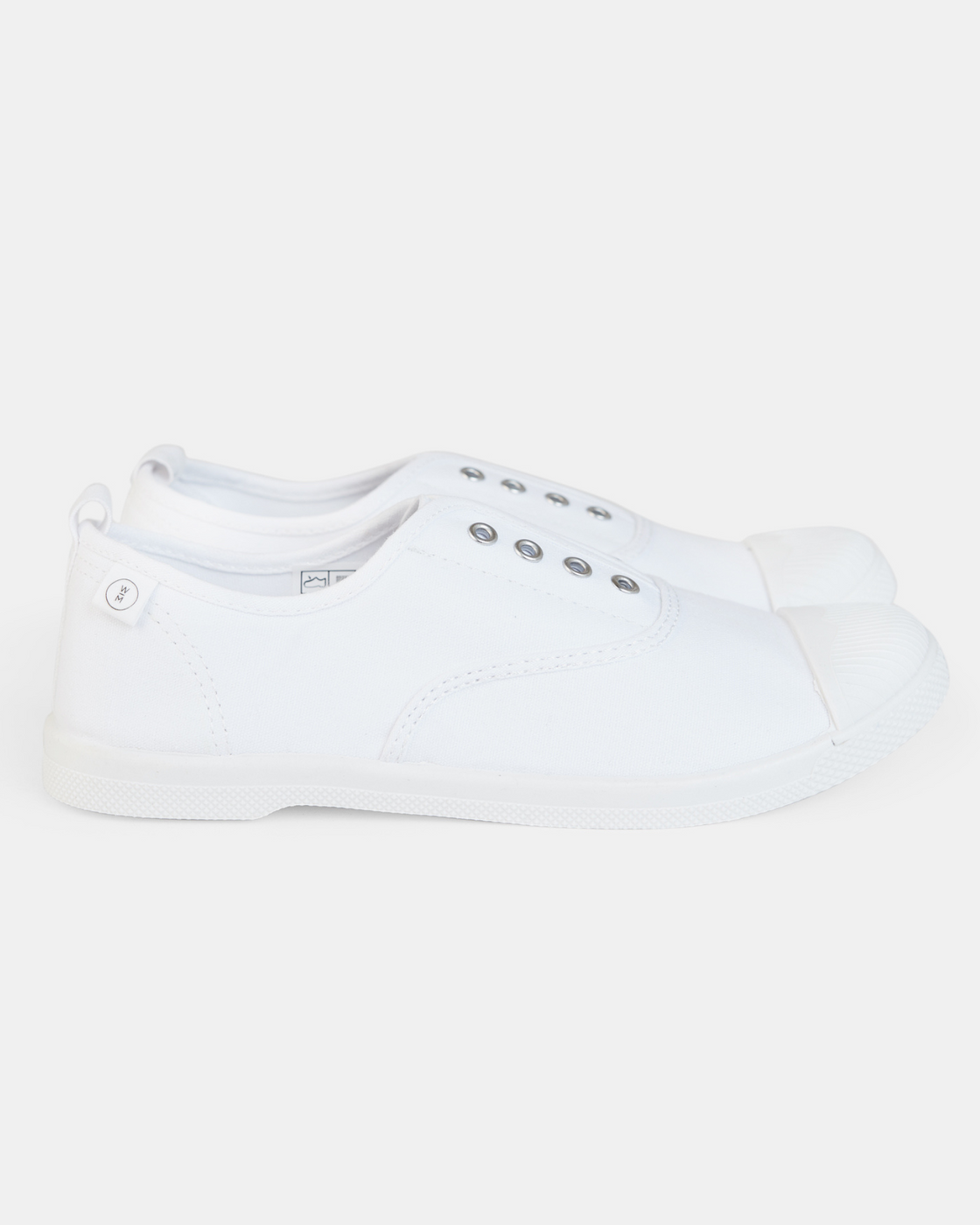 Euro Canvas Plimsole - White — Walnut Melbourne